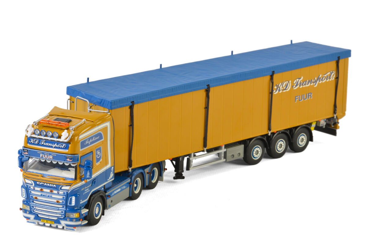 KD Transport; SCANIA R6 TOPLINE 6x2 TAG | WSI Models